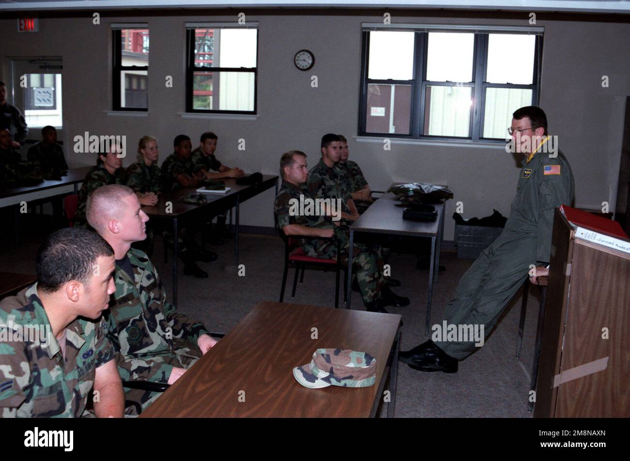 US Air Force General Charles T. Robertson, Jr. (right) Commander ...