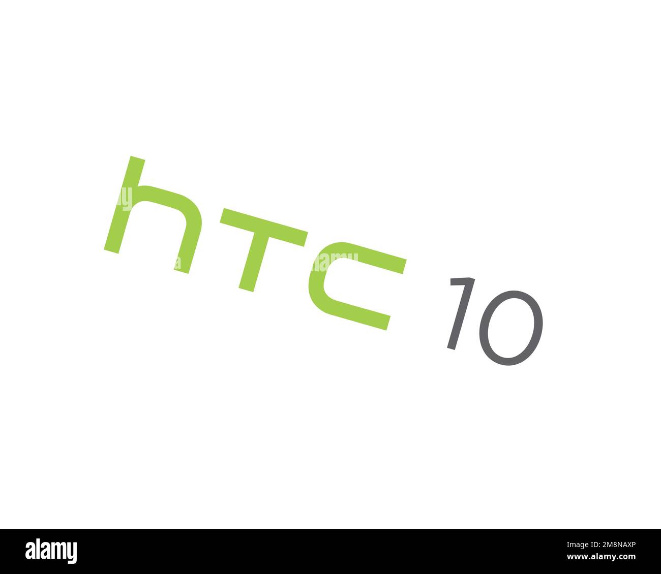 HTC 10, rotated logo, white background B Stock Photo - Alamy