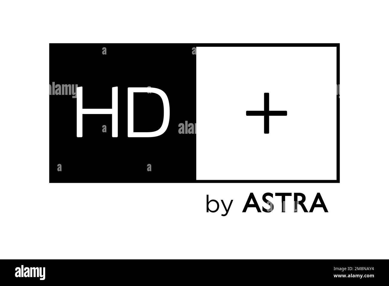 HD+, Logo, White background Stock Photo - Alamy