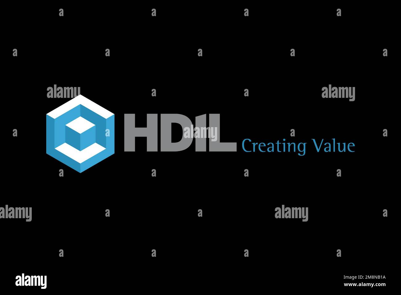 HDIL, Logo, Black background Stock Photo - Alamy