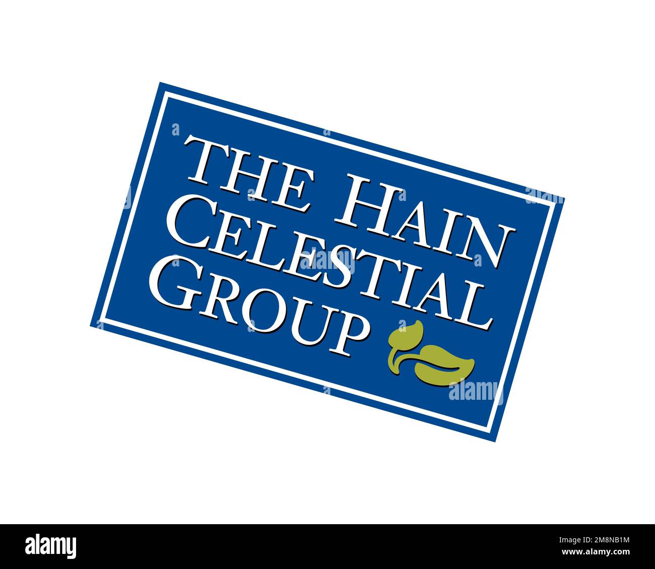 Hain Celestial Group, rotated logo, white background B Stock Photo - Alamy