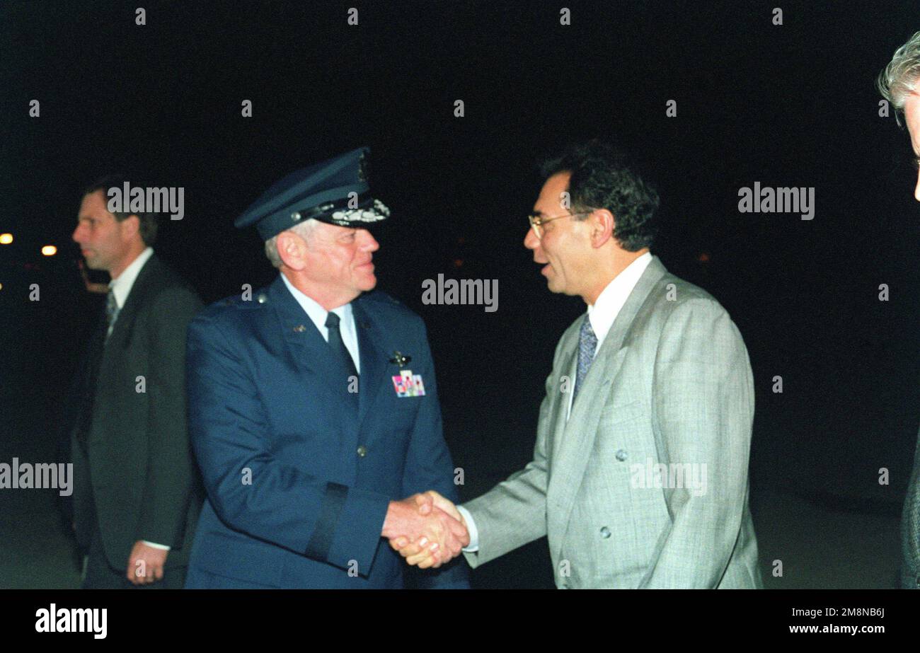 US Air Force Brigadier General Arthur J. Lichte Commander, 89th Airlift ...