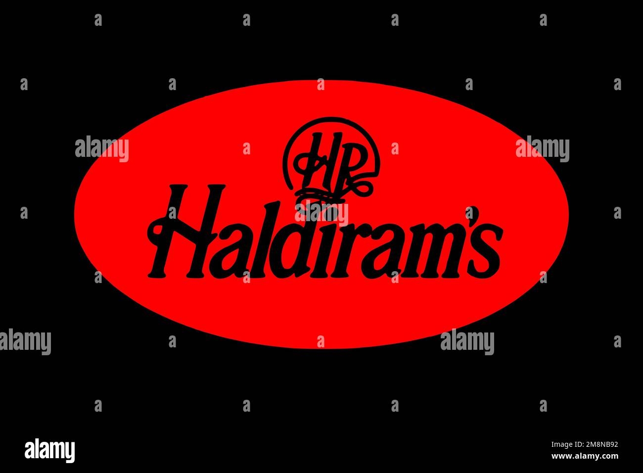 Haldiram's, Logo, Black background Stock Photo - Alamy