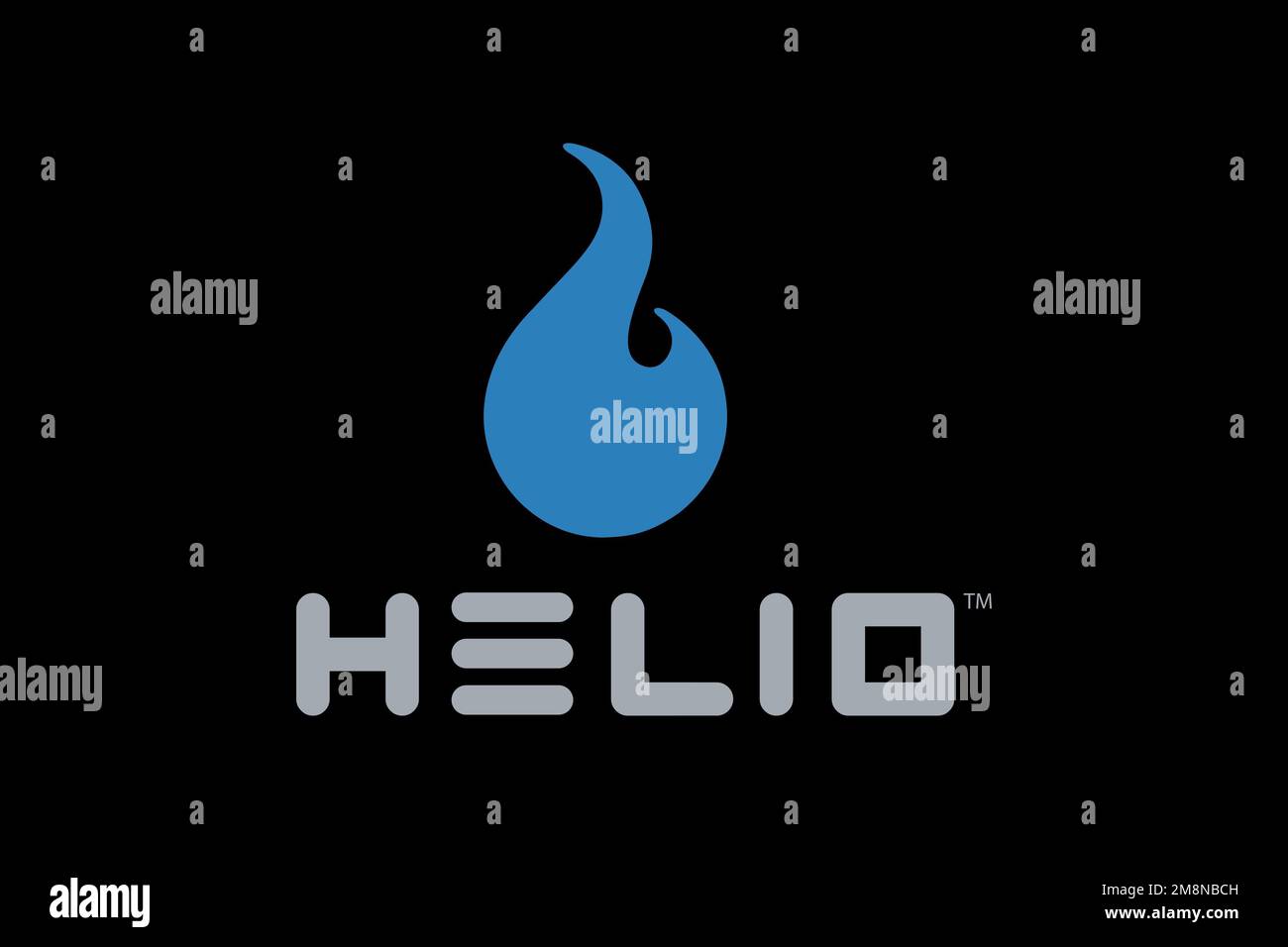 Helio wireless carrier, Logo, Black background Stock Photo - Alamy