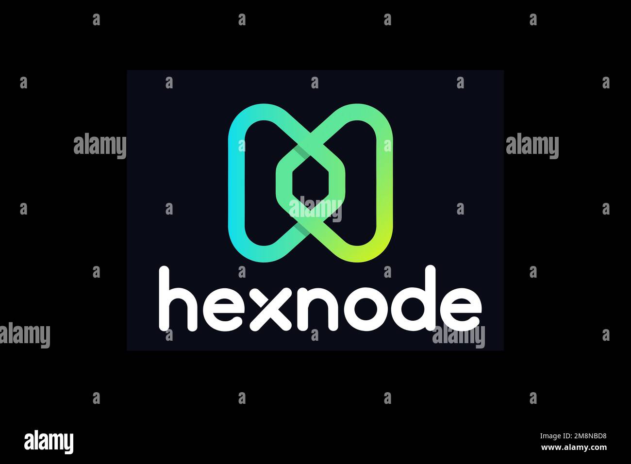 Hexnode, Logo, Black background Stock Photo - Alamy