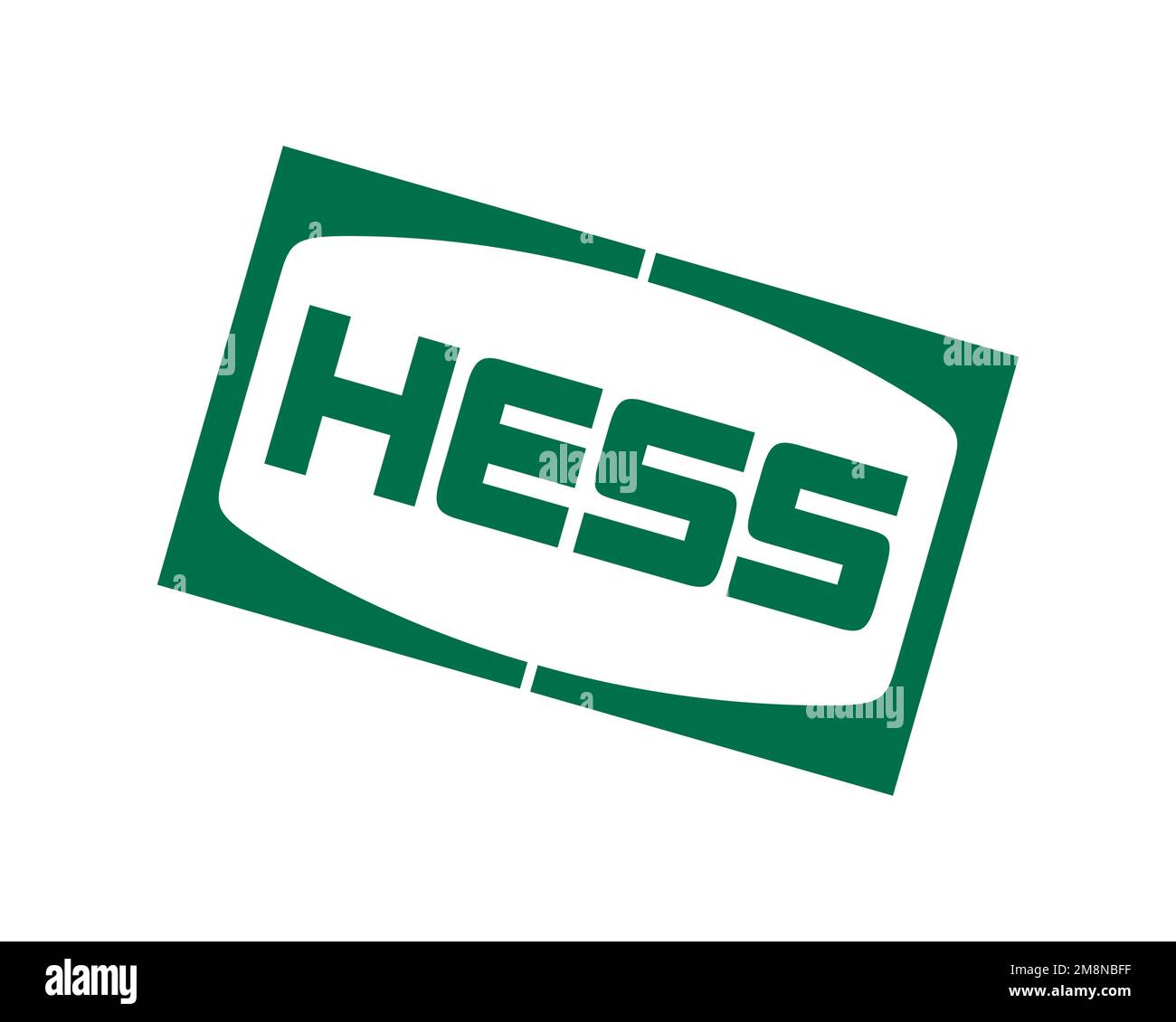 Hess Corporation, rotated logo, white background B Stock Photo - Alamy