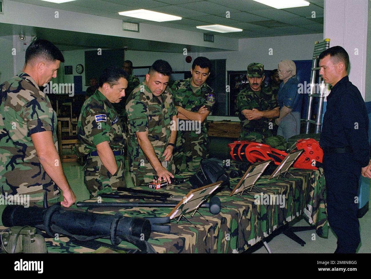 United States Army (USA) Sergeant First Class Mario Sandoval, Platoon ...