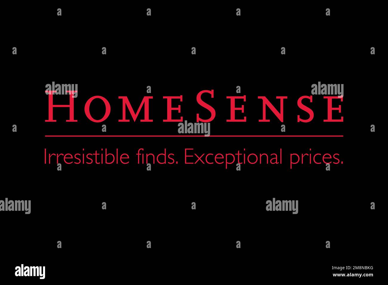 HomeSense, Logo, Black background Stock Photo - Alamy