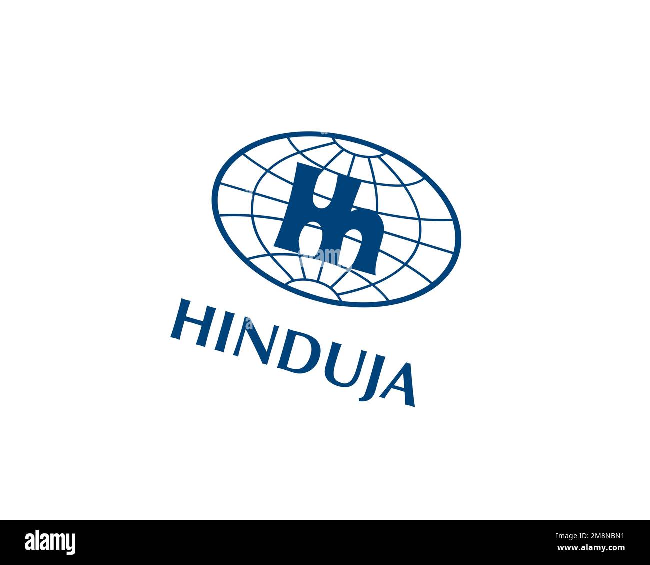 Hinduja Group, rotated logo, white background B Stock Photo - Alamy