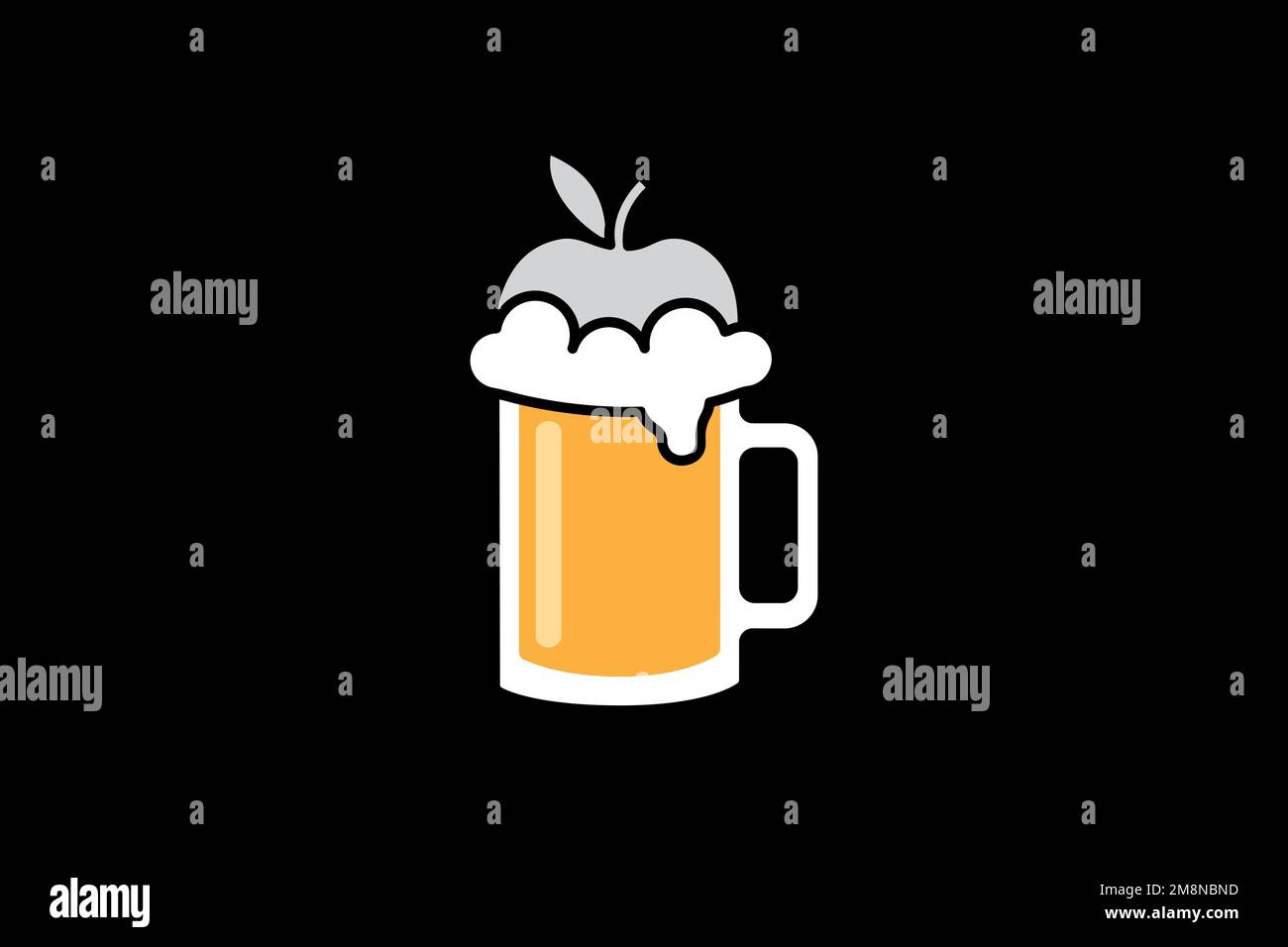 Homebrew package manager, Logo, Black background Stock Photo - Alamy