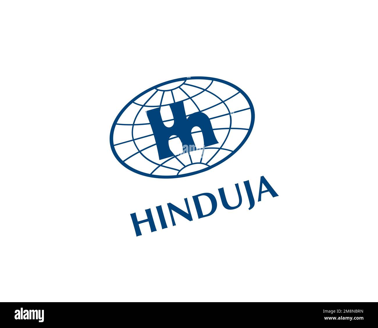 Hinduja Group, rotated logo, white background Stock Photo - Alamy
