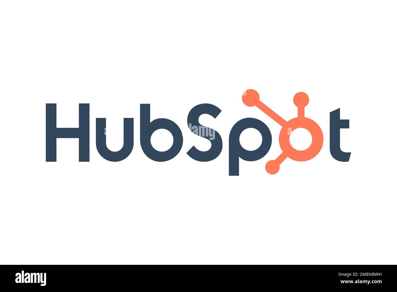 HubSpot, Logo, White background Stock Photo - Alamy