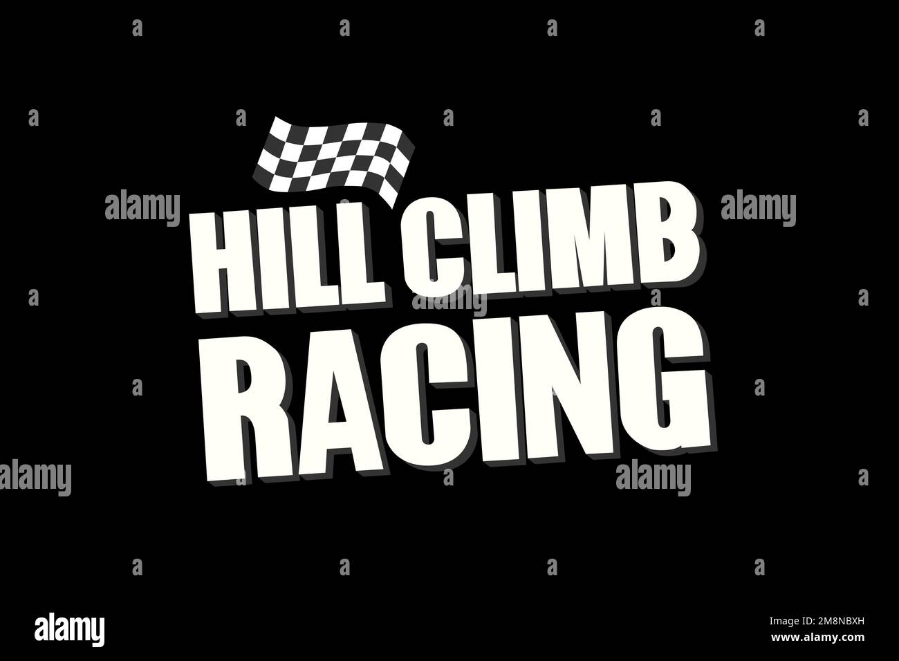 Hill Climb Racing video game, Logo, Black background Stock Photo - Alamy