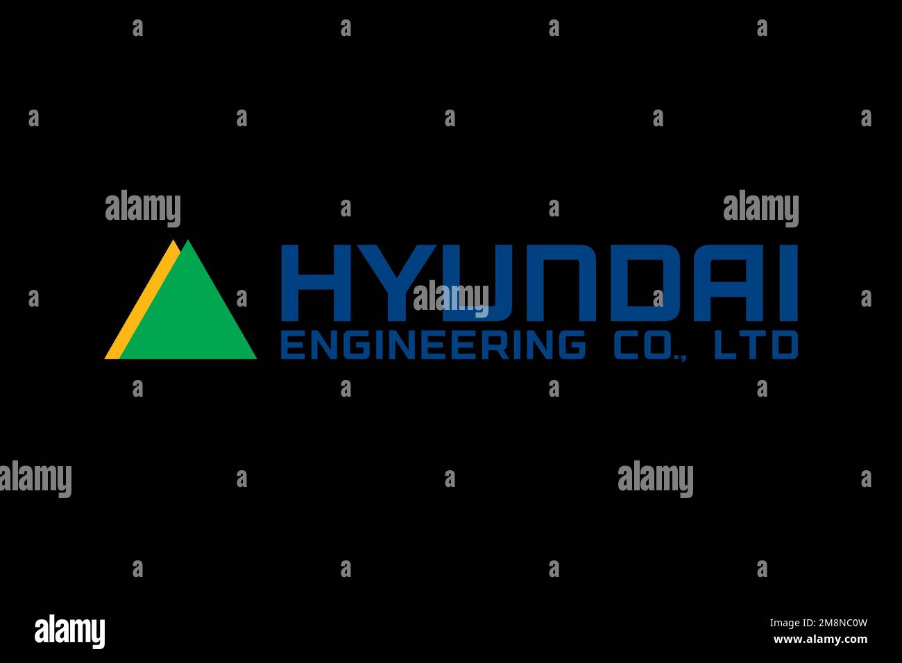 Hyundai Engineering HEC, Logo, Black background Stock Photo - Alamy