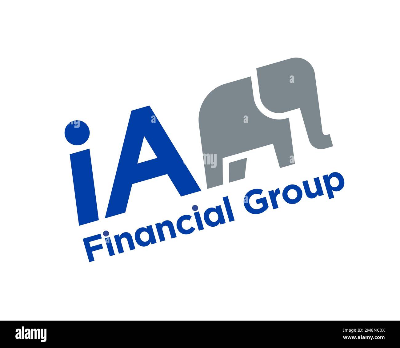 IA Financial Group, rotated logo, white background Stock Photo - Alamy