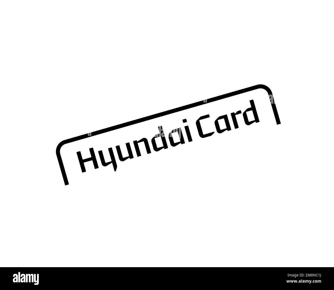 Hyundai Card, Rotated Logo, White Background Stock Photo - Alamy