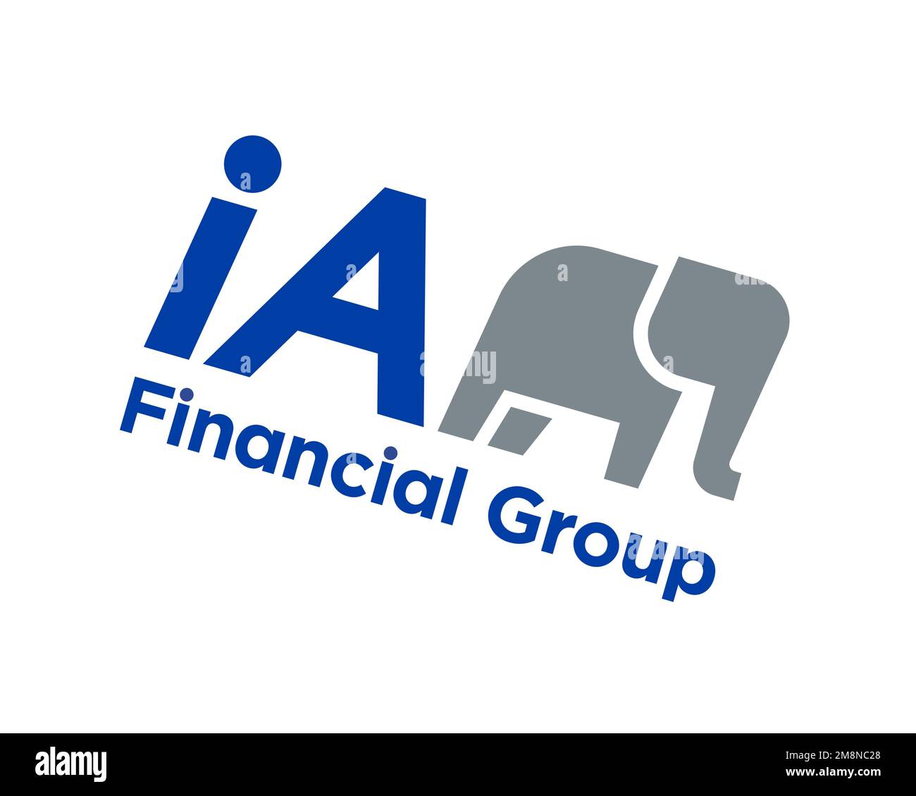 IA Financial Group, rotated logo, white background B Stock Photo - Alamy