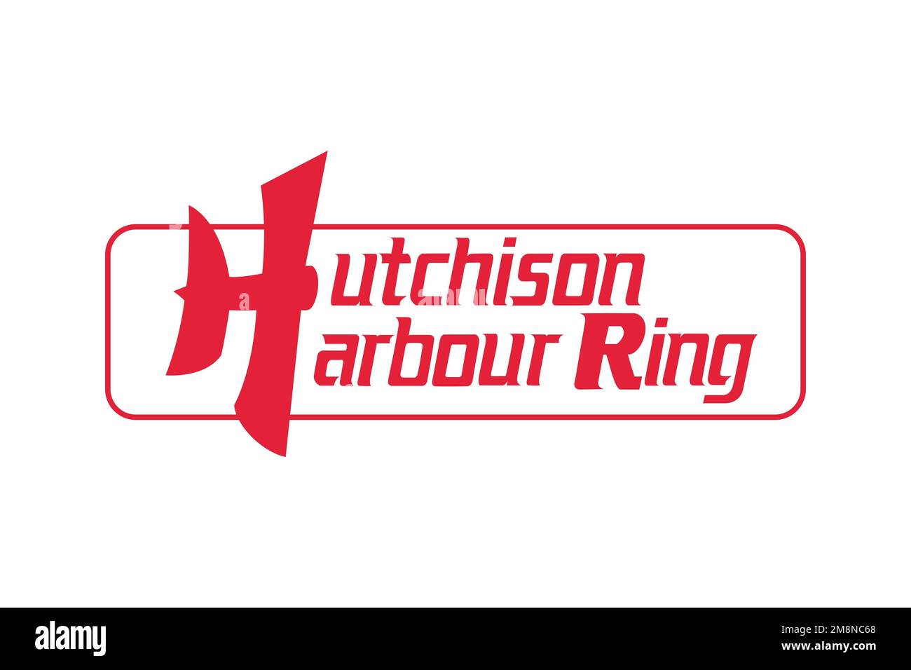 Hutchison Harbour Ring, Logo, White Background Stock Photo - Alamy