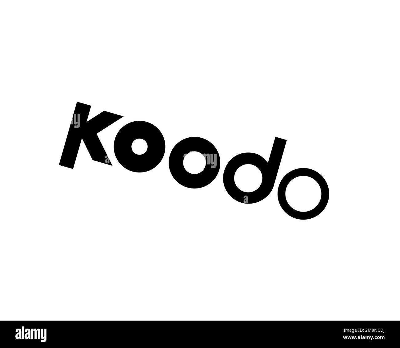 Koodo Mobile, Rotated Logo, White Background B Stock Photo - Alamy