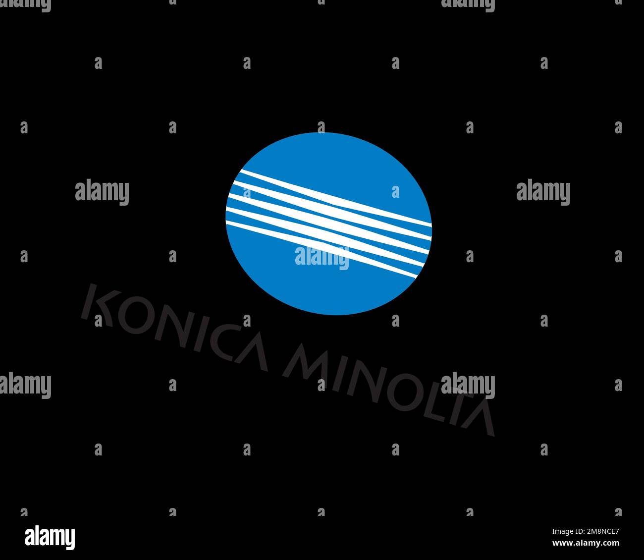 Konica Minolta, rotated logo, black background B Stock Photo - Alamy Konica Minolta, rotated logo, black background B Stock Photo - Alamy