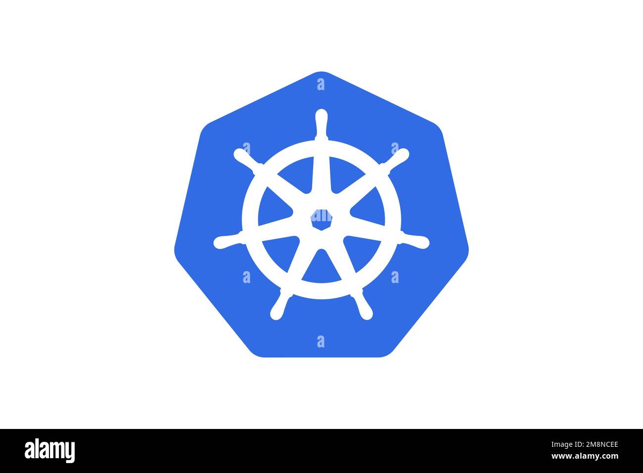 Kubernetes, Logo, White background Stock Photo - Alamy