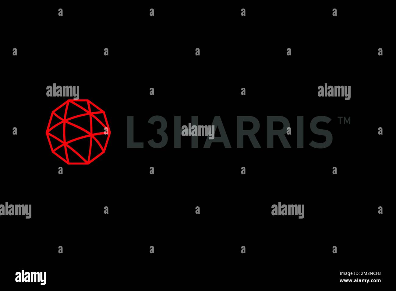 L3Harris Technologies, Logo, Black background Stock Photo - Alamy