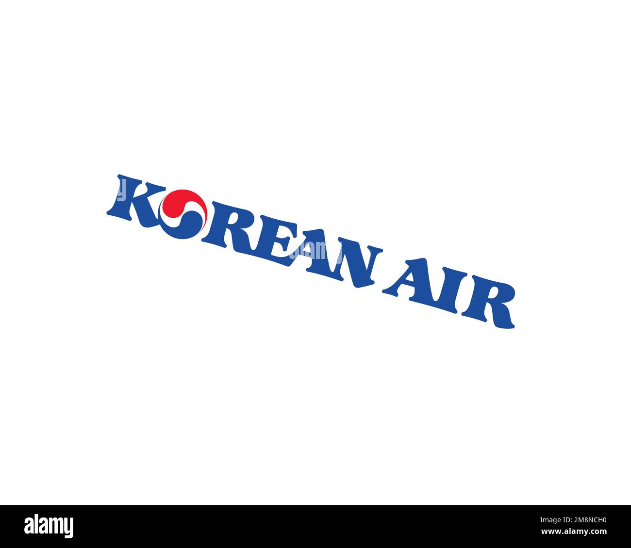 Korean Air, rotated logo, white background B Stock Photo - Alamy