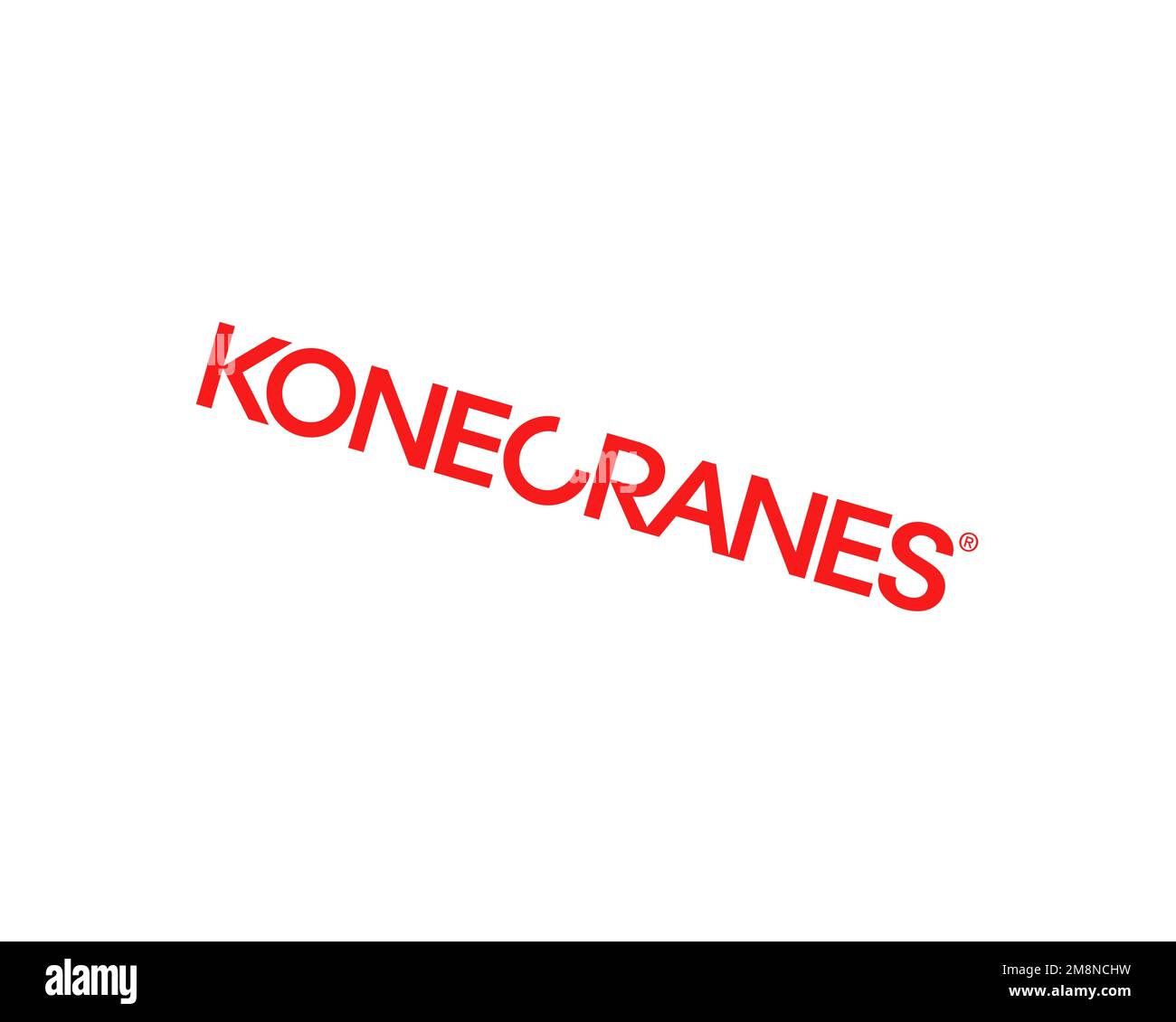 Konecranes, rotated logo, white background B Stock Photo - Alamy