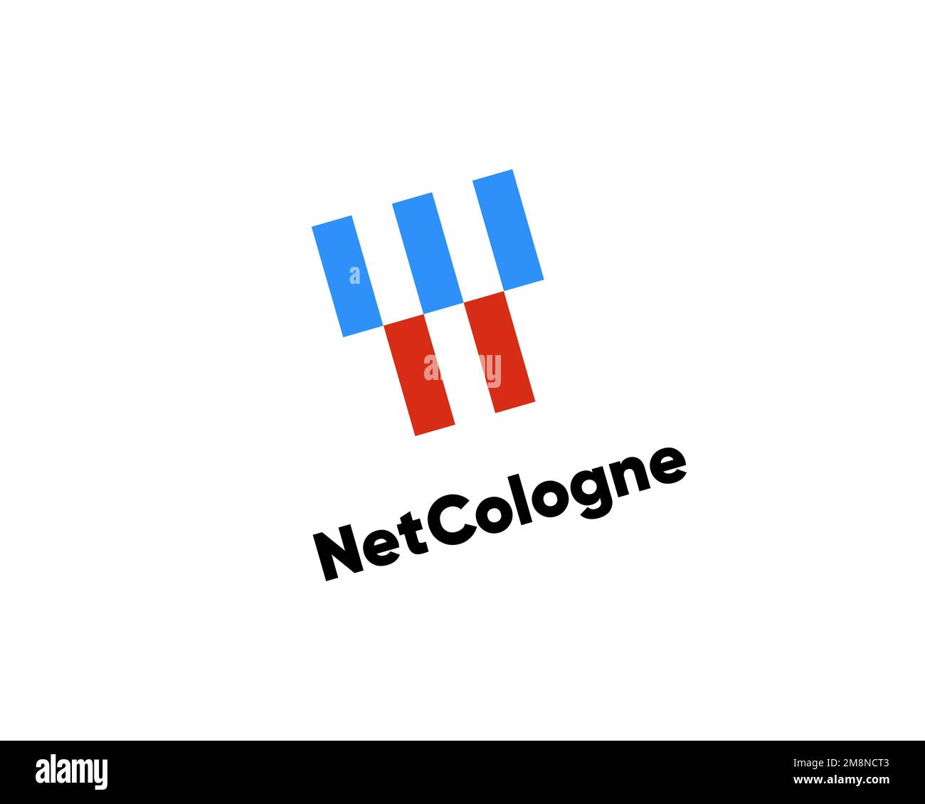 NetCologne, rotated logo, white background Stock Photo - Alamy