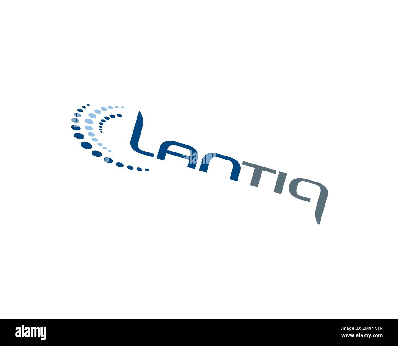 Lantiq, rotated logo, white background B Stock Photo - Alamy