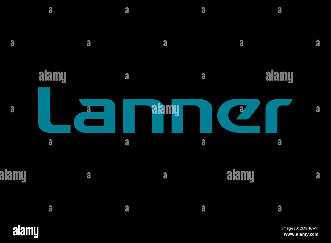 Lanner Inc. logo, black background Stock Photo - Alamy