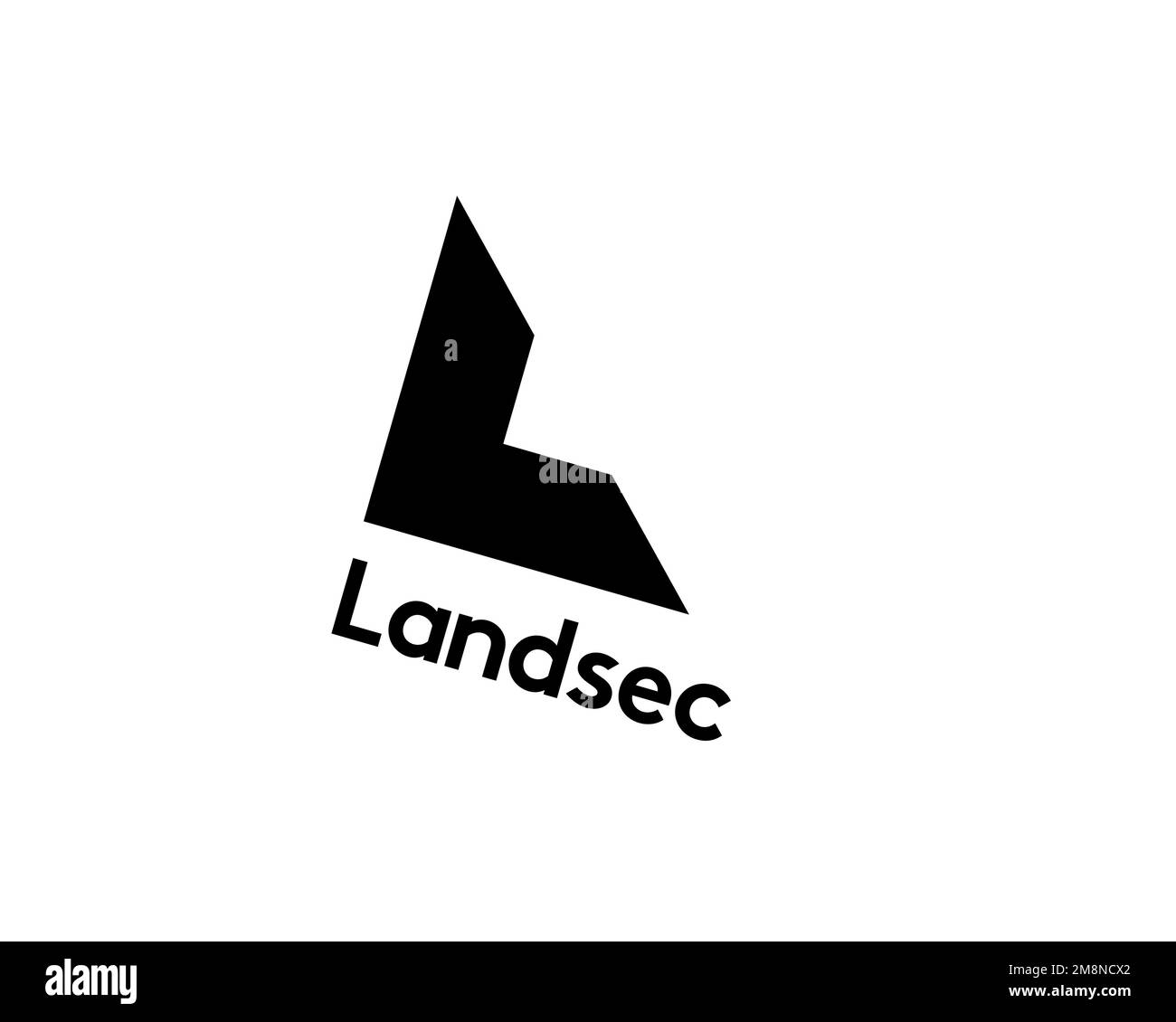 Landsec, rotated logo, white background B Stock Photo - Alamy