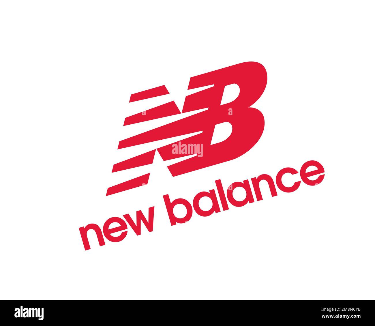 New Balance, Rotated Logo, White Background Stock Photo - Alamy