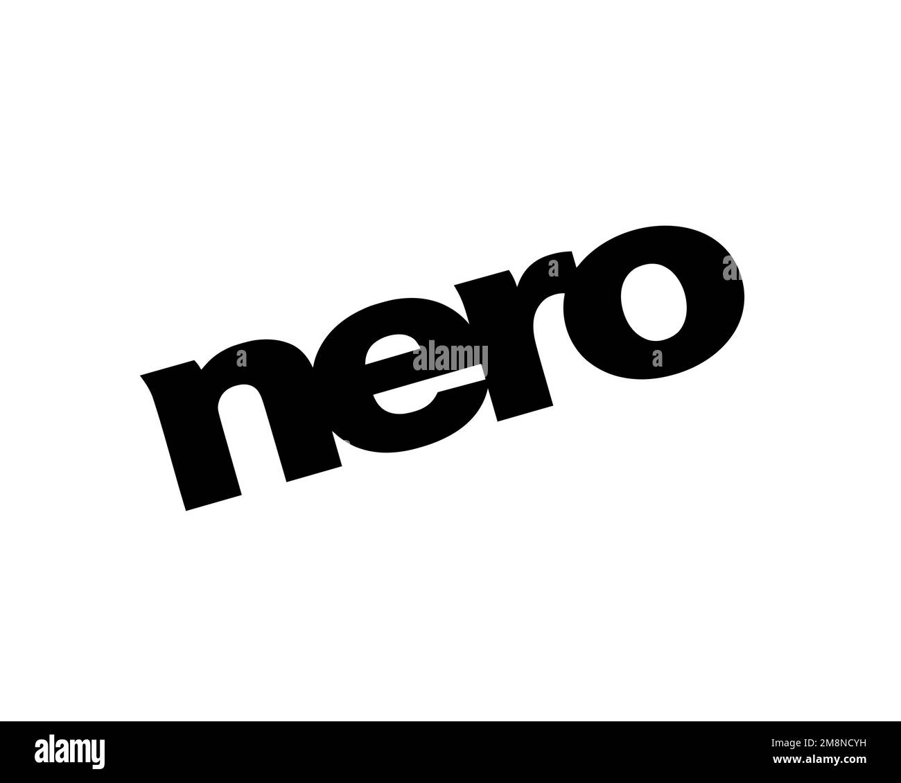 Nero AG, rotated logo, white background Stock Photo - Alamy