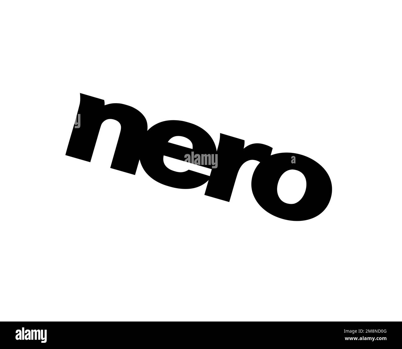 Nero AG, rotated logo, white background B Stock Photo - Alamy