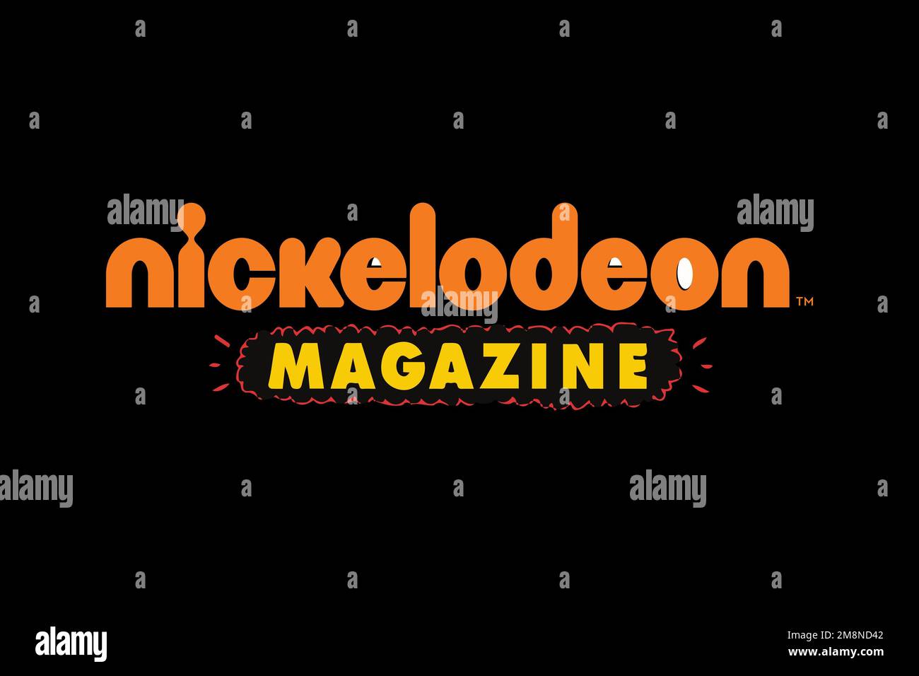 Nickelodeon Magazine, Logo, Black background Stock Photo - Alamy