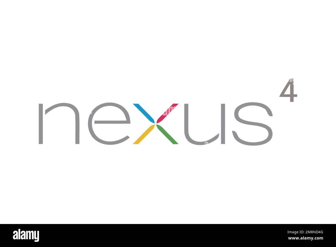 Nexus 4, Logo, White background Stock Photo - Alamy