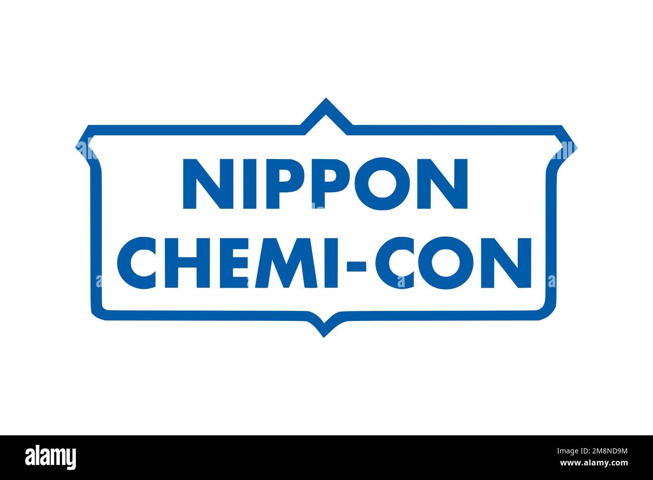 Nippon Chemi Con, Logo, White background Stock Photo - Alamy