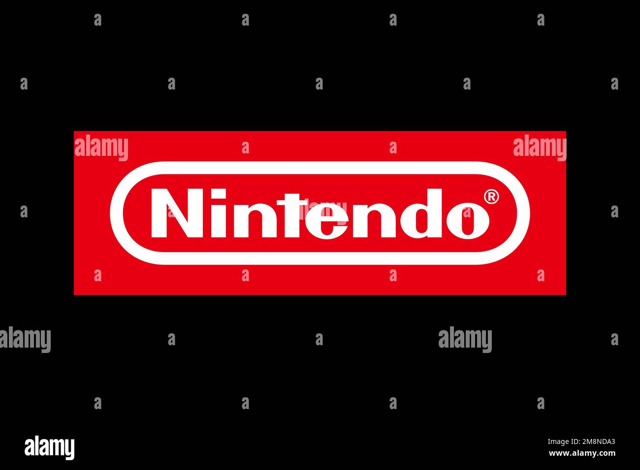 Nintendo, Logo, Black background Stock Photo - Alamy