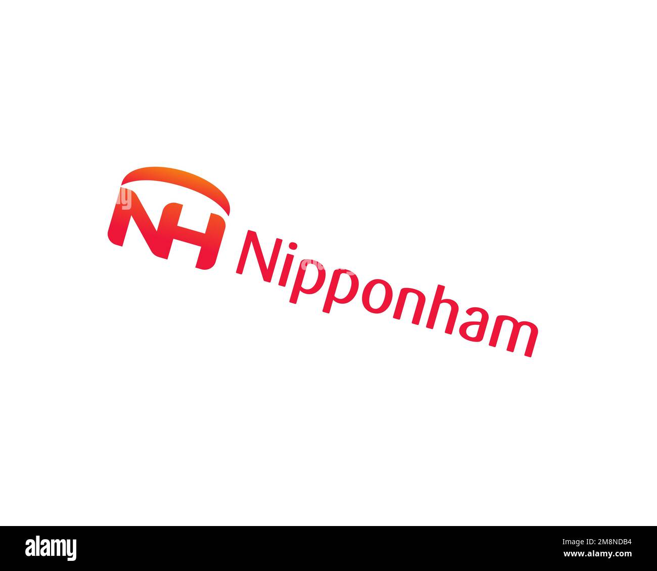 Nippon Ham, rotated logo, white background B Stock Photo - Alamy