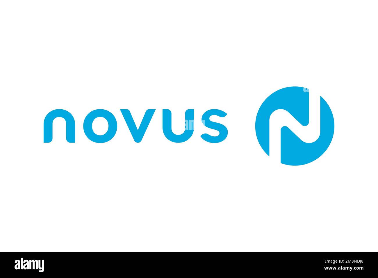 Novus Entertainment Company, Logo, White Background Stock Photo - Alamy