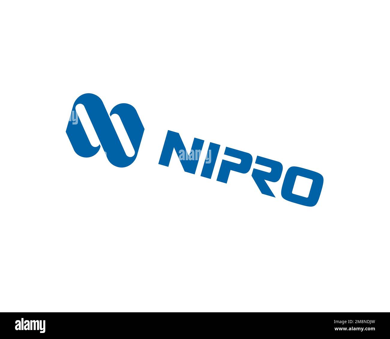 Nipro, rotated logo, white background B Stock Photo - Alamy