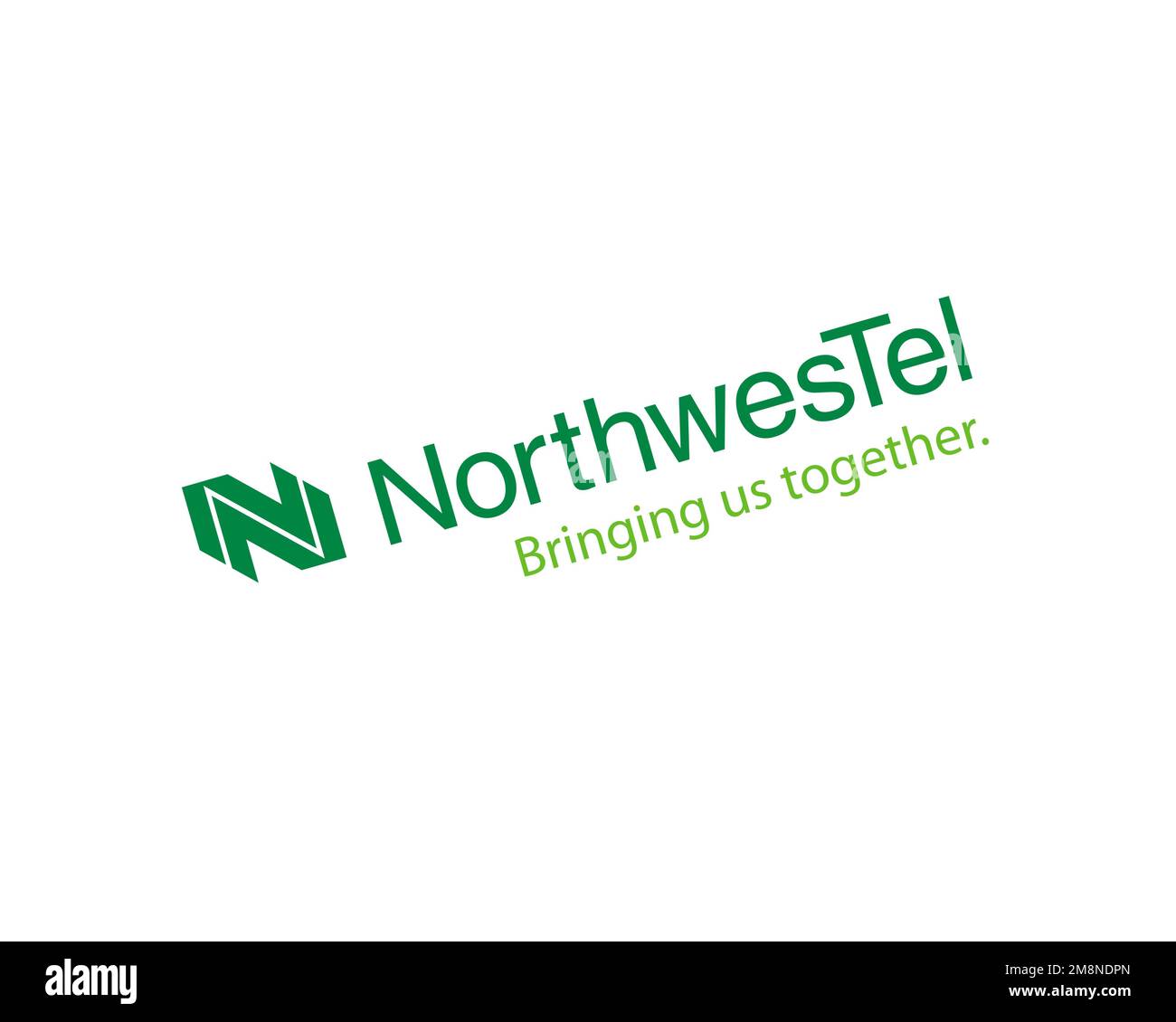 Northwestel, rotated logo, white background Stock Photo - Alamy