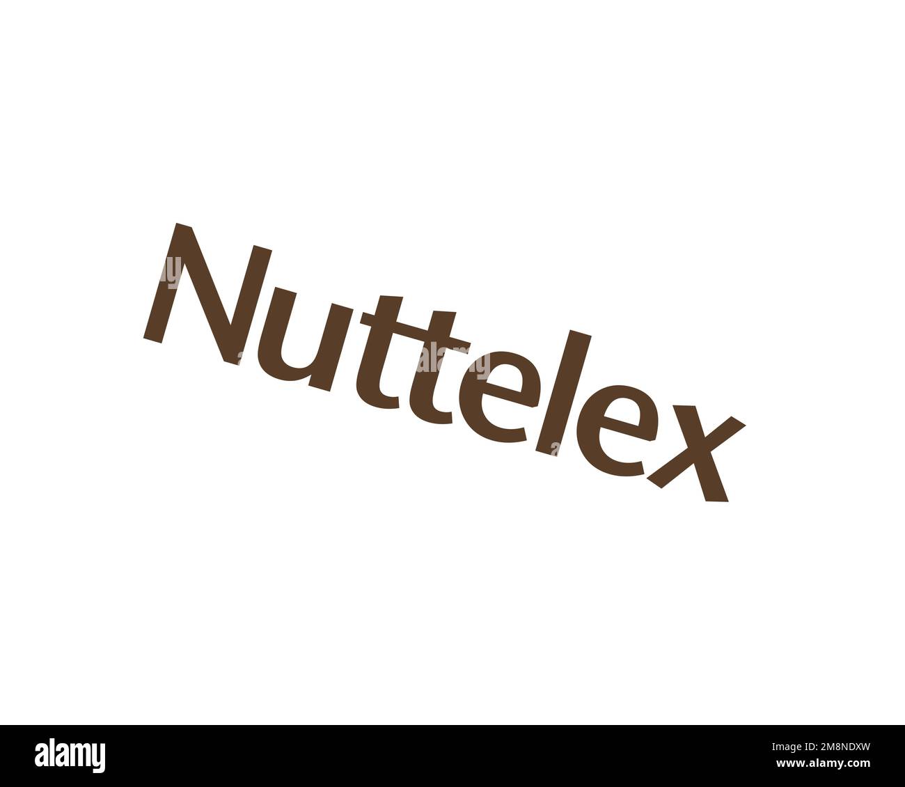 Nuttelex, rotated logo, white background B Stock Photo - Alamy