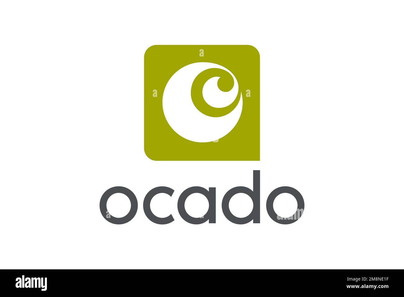 Ocado, Logo, White background Stock Photo - Alamy