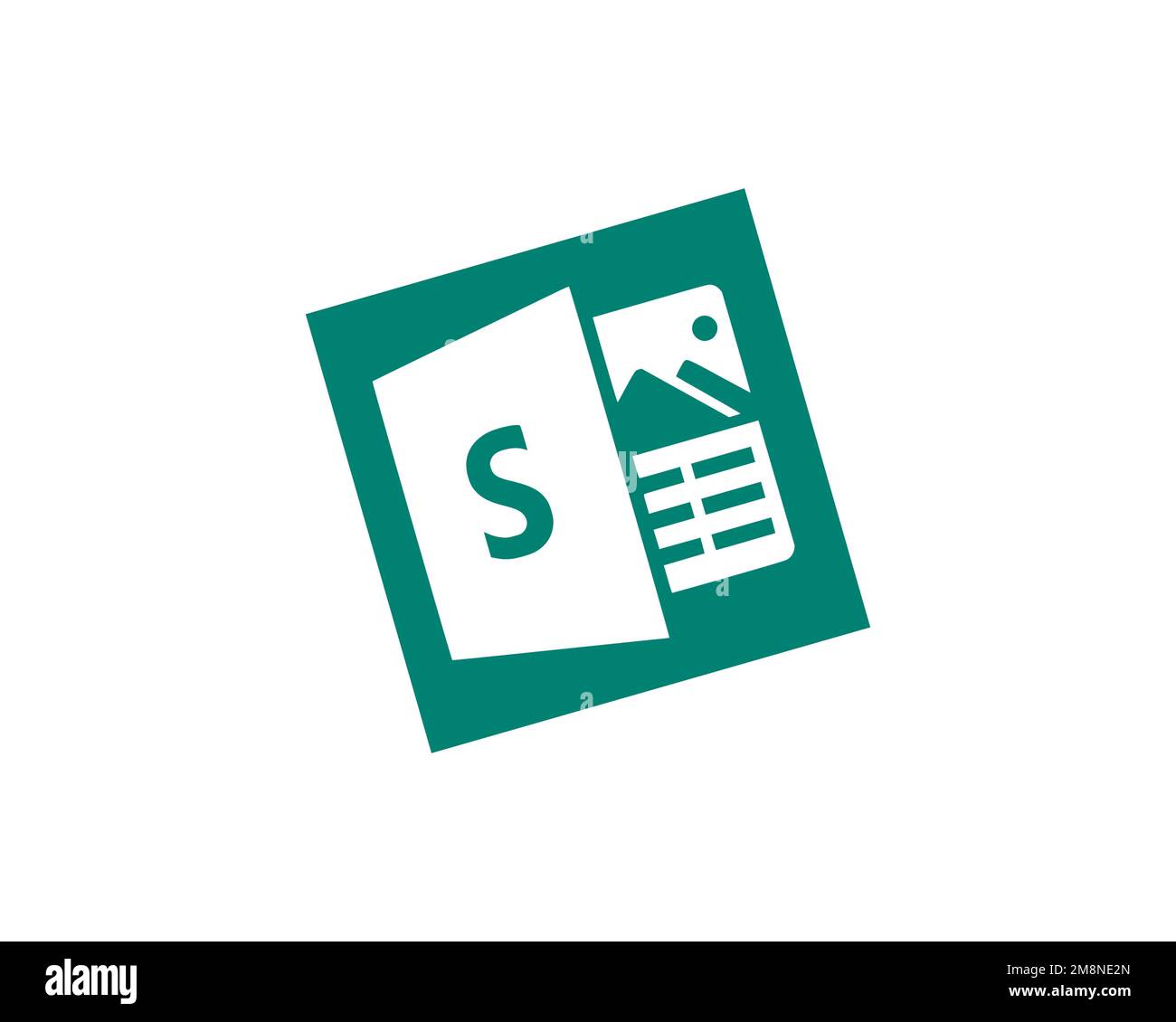Office Sway, rotated logo, white background Stock Photo - Alamy