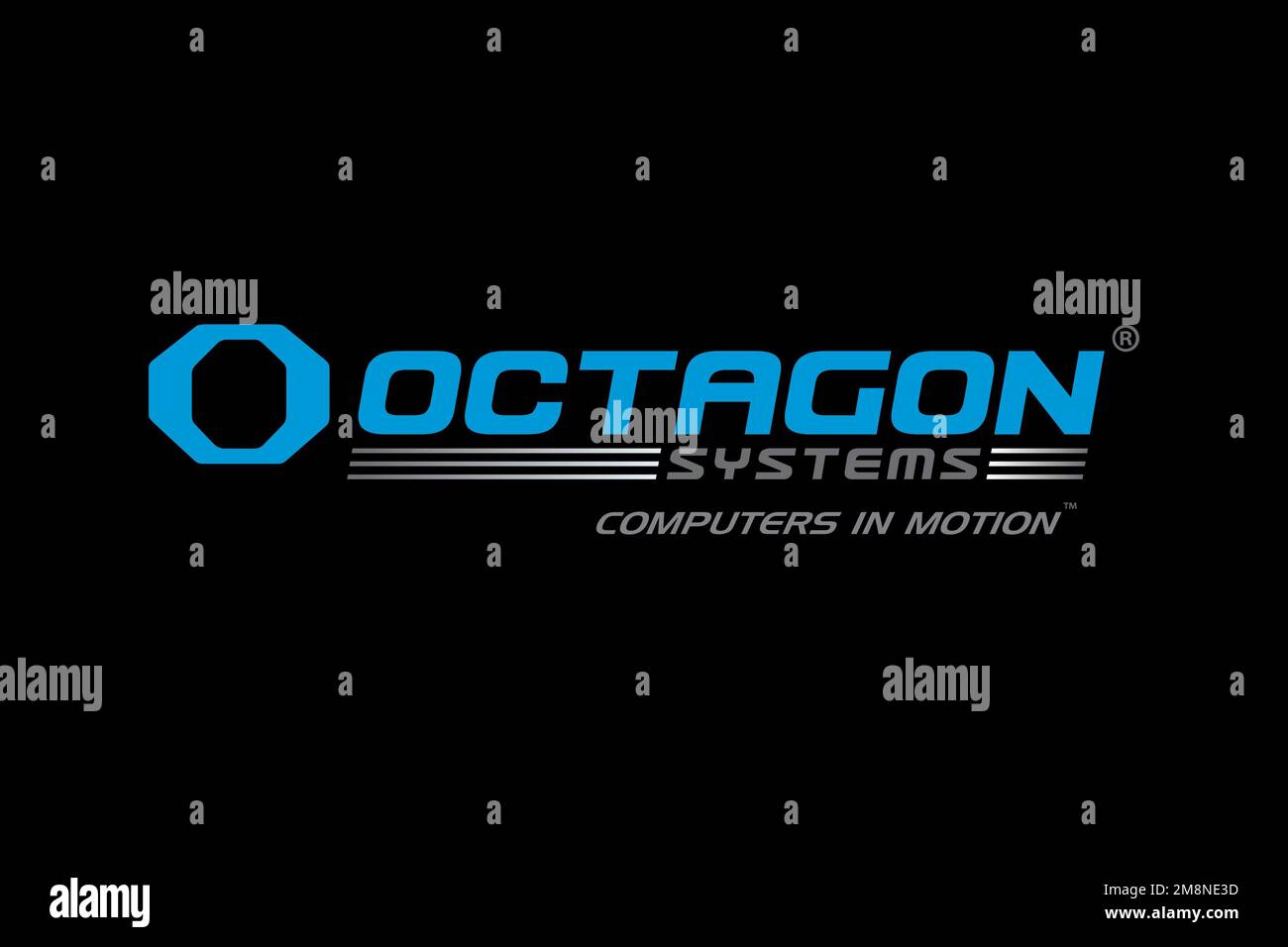 Octagon Systems, Logo, Black background Stock Photo - Alamy