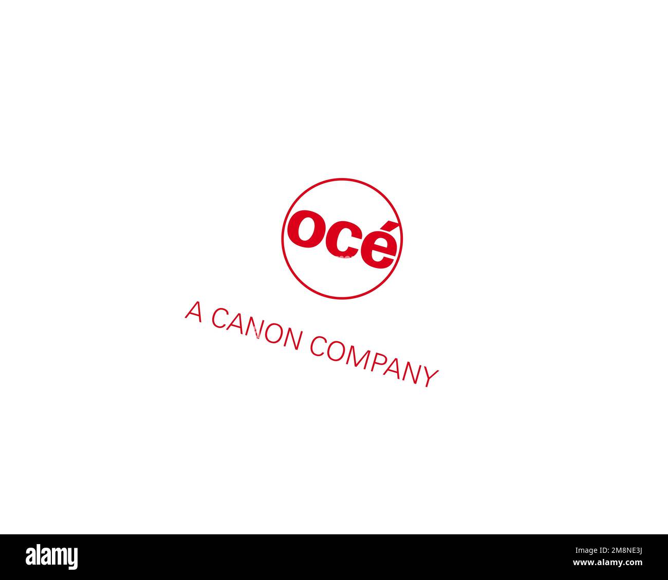 Oce, rotated logo, white background B Stock Photo - Alamy