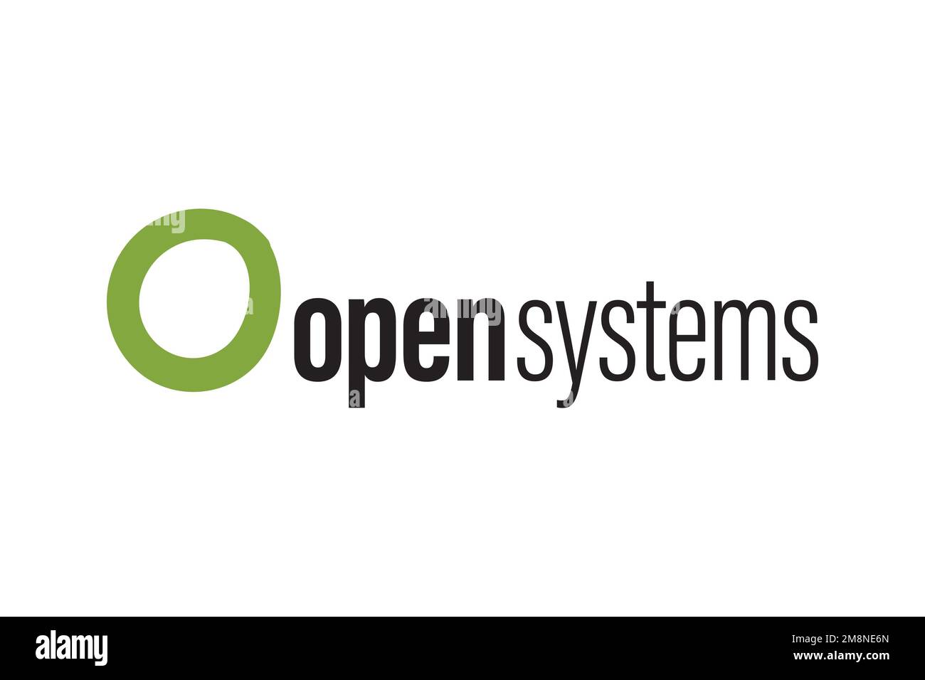 Open Systems AG, Logo, White background Stock Photo - Alamy