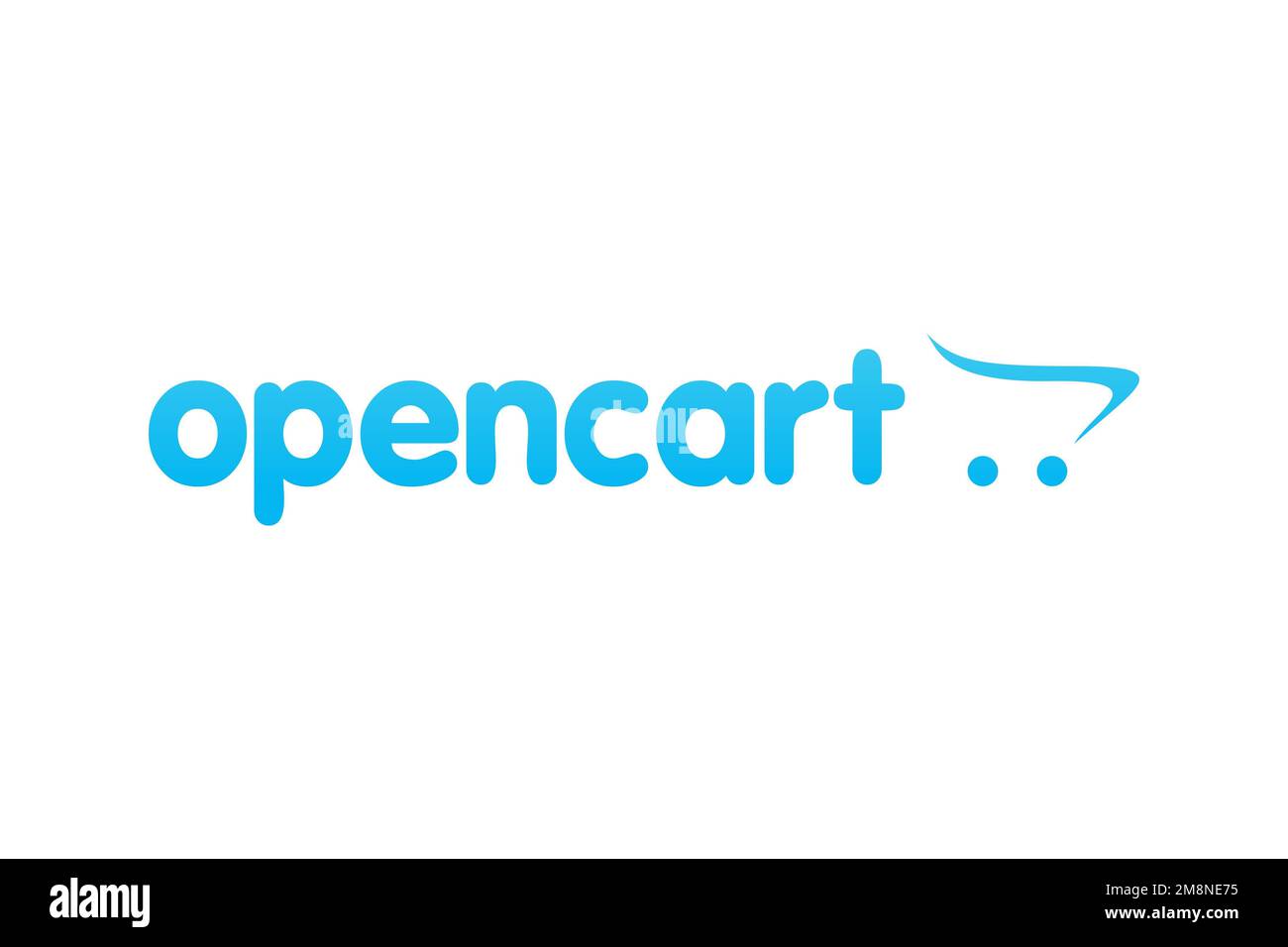 OpenCart, Logo, White background Stock Photo - Alamy